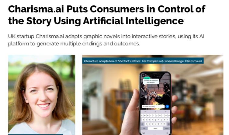 Charisma.ai Puts Consumers in Control of the Story Using Artificial ...